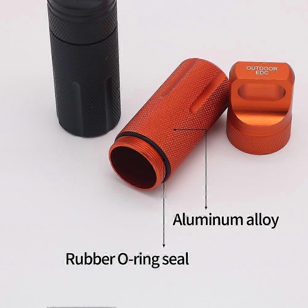 Outdoor Waterproof EDC Survival Container Capsule, Airtight Anum Pill ...