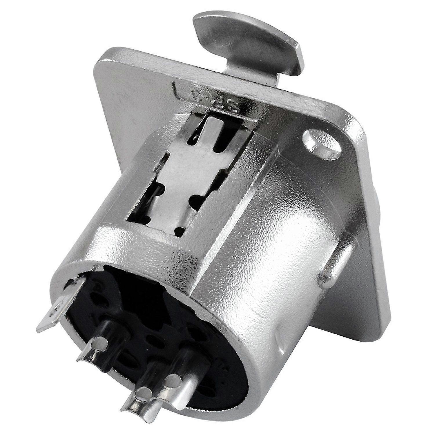 XLR Female Jack 3 Pin - Panel Mount Jacks D Series Size XLR-F -4 PACK ...