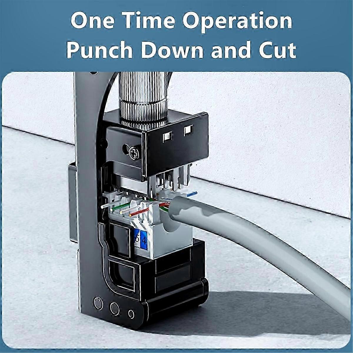 90-Grad-Keystone-Jack-Anlegewerkzeug für CAT5/5e CAT6/6A Modularadapter ...