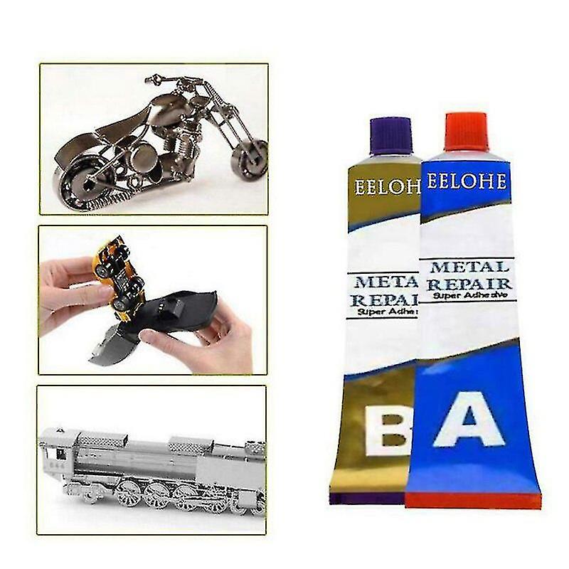 100g A+b Metal Repairing Adhesive Super Glue Industrial Repair Paste ...