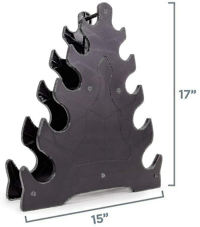 Dumbbell Rack Stand, Triangle and Big Leaf 5-tier Dumbbell Storage ...