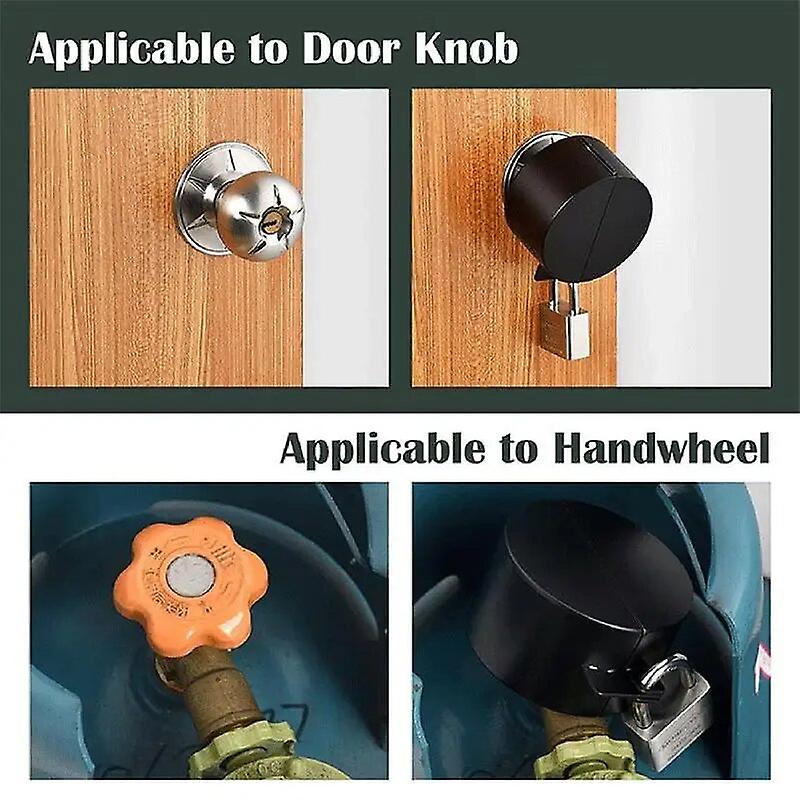Doorknob Lock Compact Housing Locks For Round Doorknobs Door Hardware ...