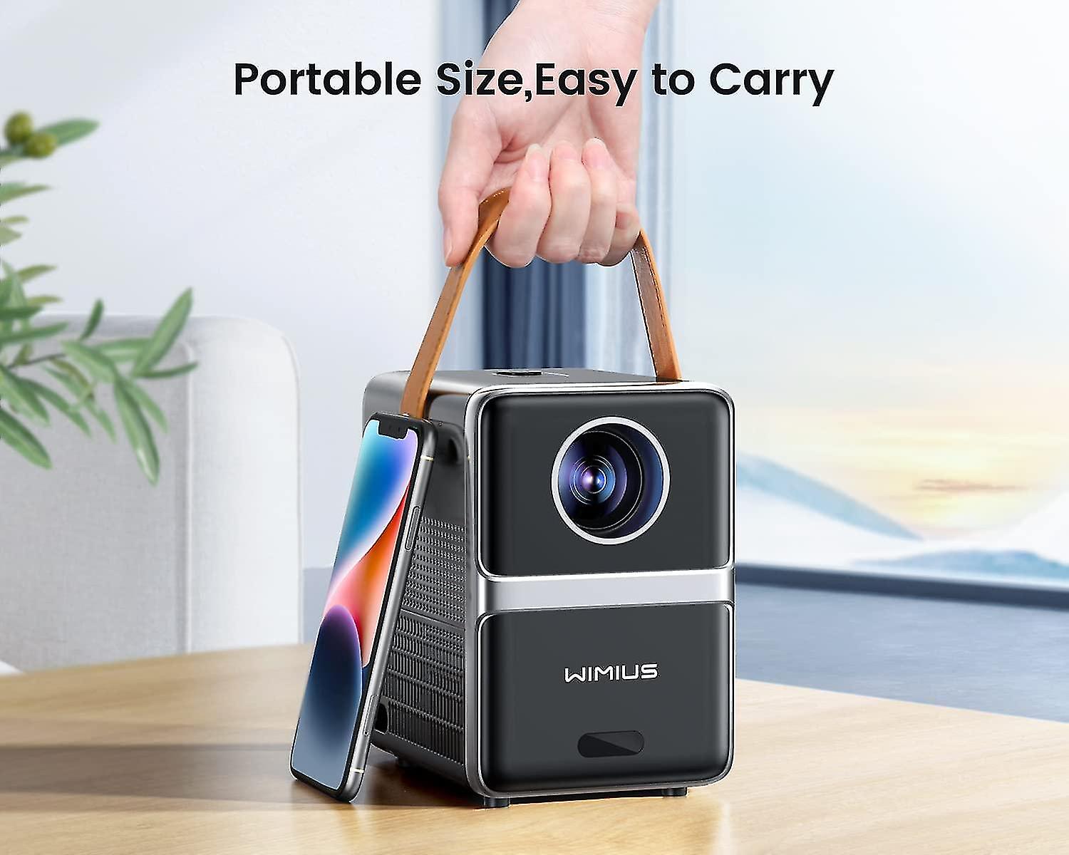 Mini Projector, 5g Wifi Bluetooth Portable Projector Full Hd, 300 Inch ...