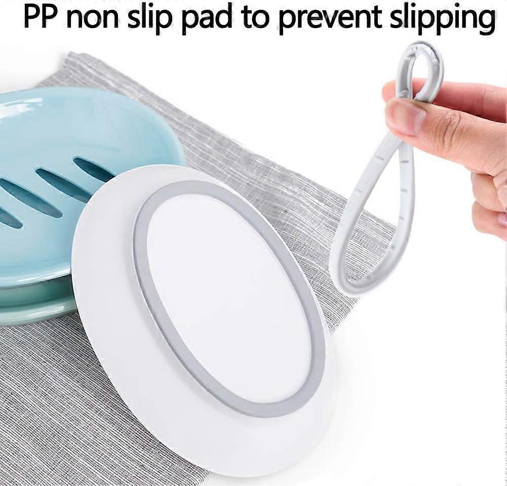 2-Pack Soap Dish with Drain Soap Holder Easy Cleaning Soap Saver Dry ...