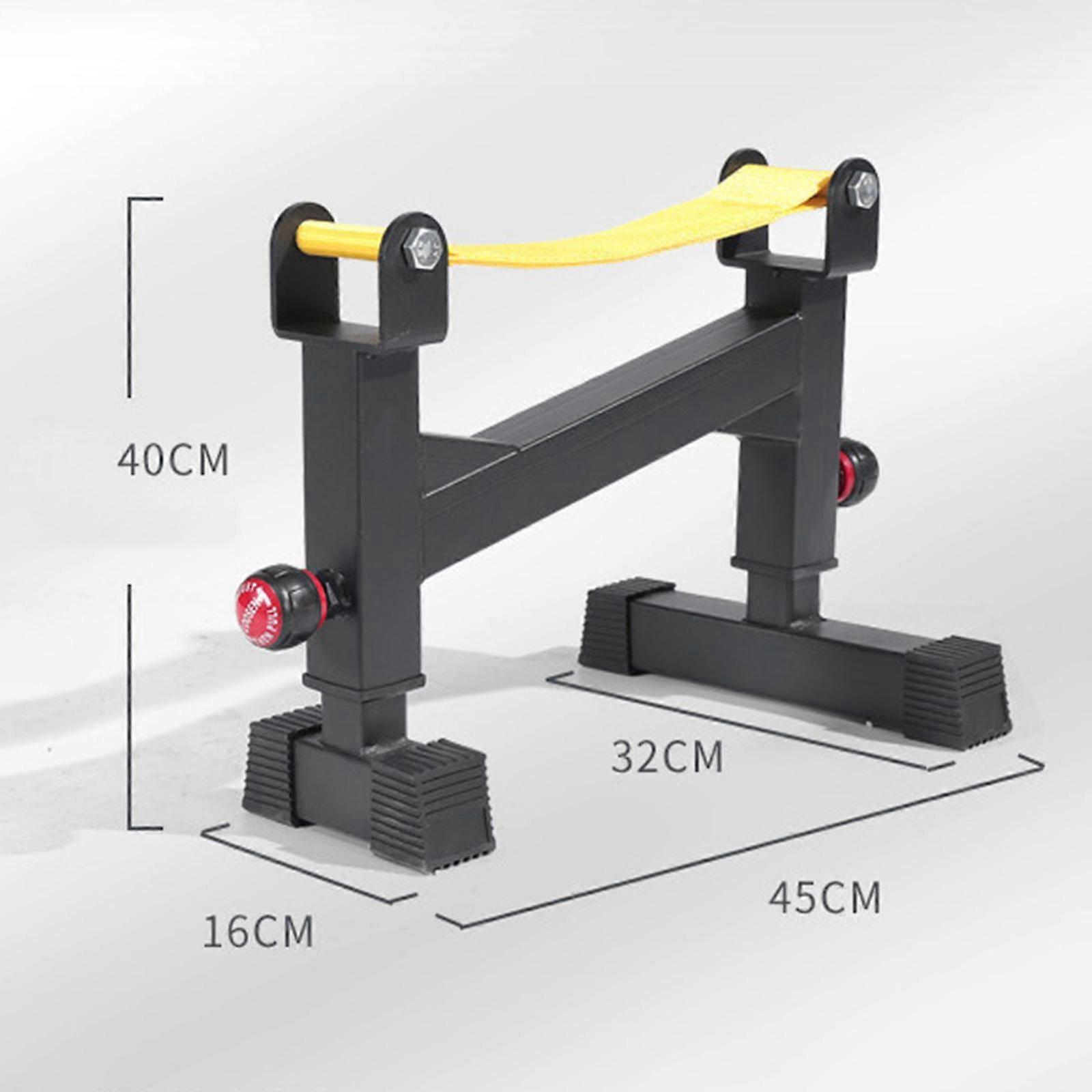 2x Deadlift Sling Racks Easily Load Deadlift Jack Barbell Stand Barbell ...