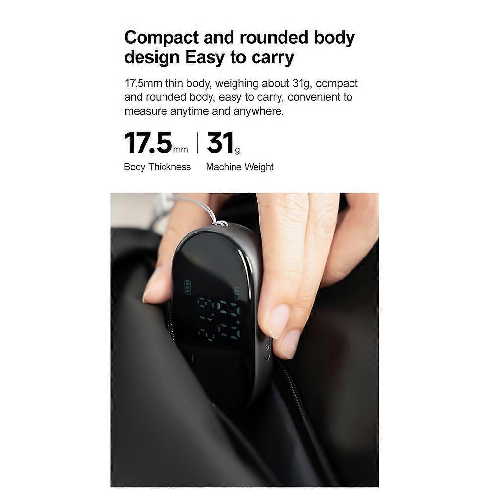 Q2 New Digital Tape Measure Type-C Rechargeable LCD Display 99M ...