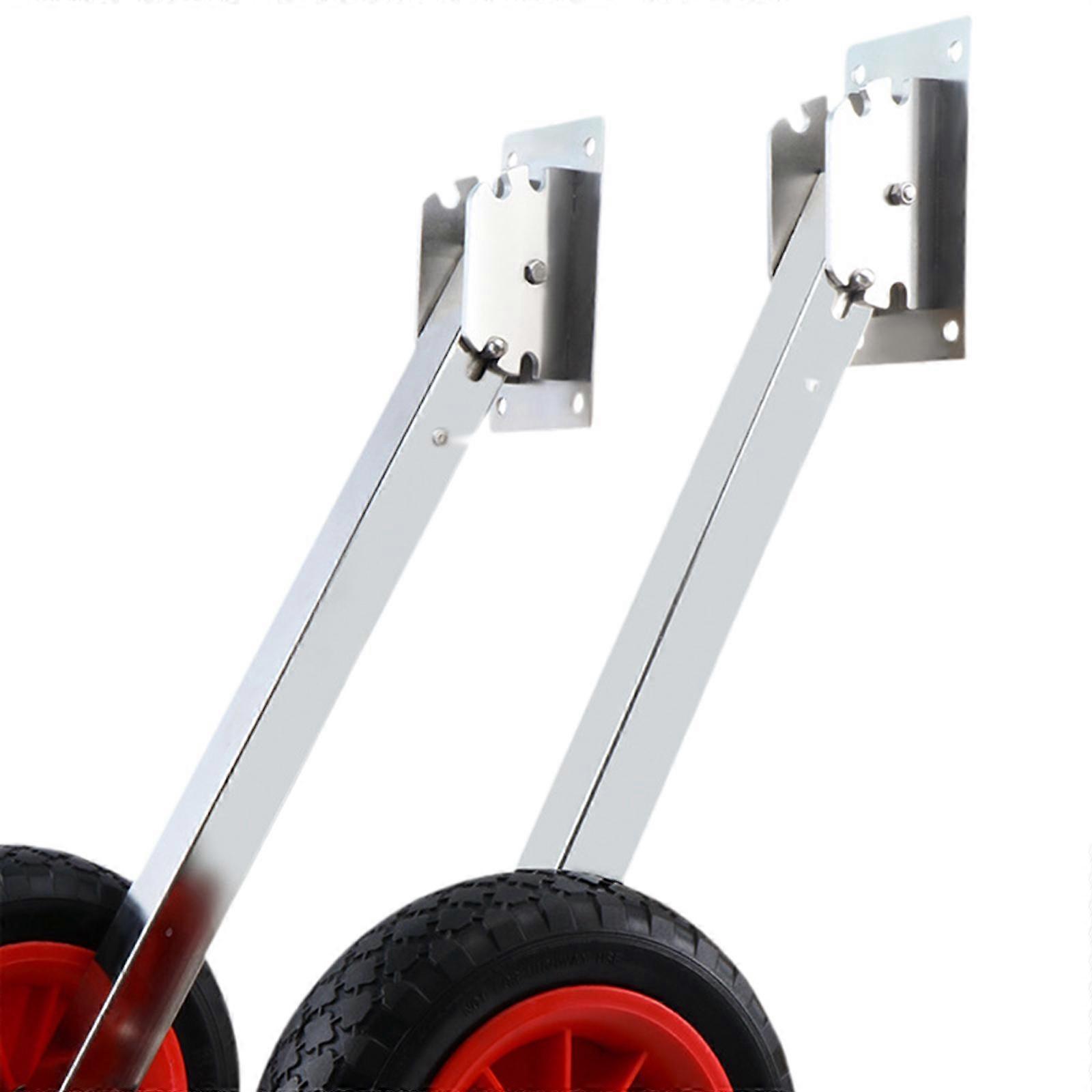 2Pcs Inflatable Boat Launch Wheels for Kayaks Rowboats Sailing Dinghies ...