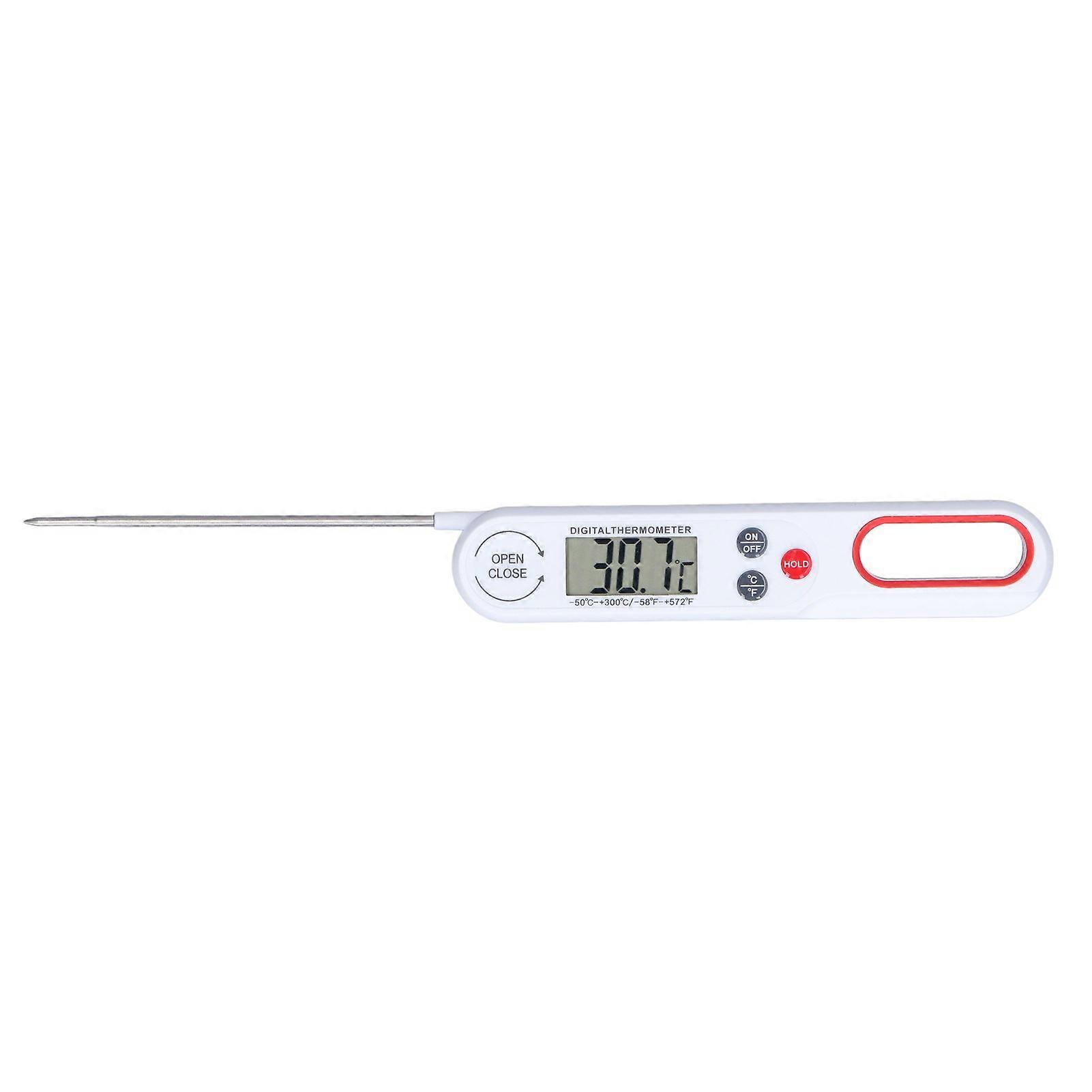 Digital Food Thermometer Instantly Read Accurate Foldable Food BBQ ...