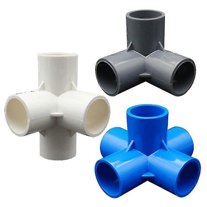 Pvc Tube Joint Connectors 3 4 5 6 Way Hose Splitter 20-50mm Garden Irrigation Water Pipe Fitting ...