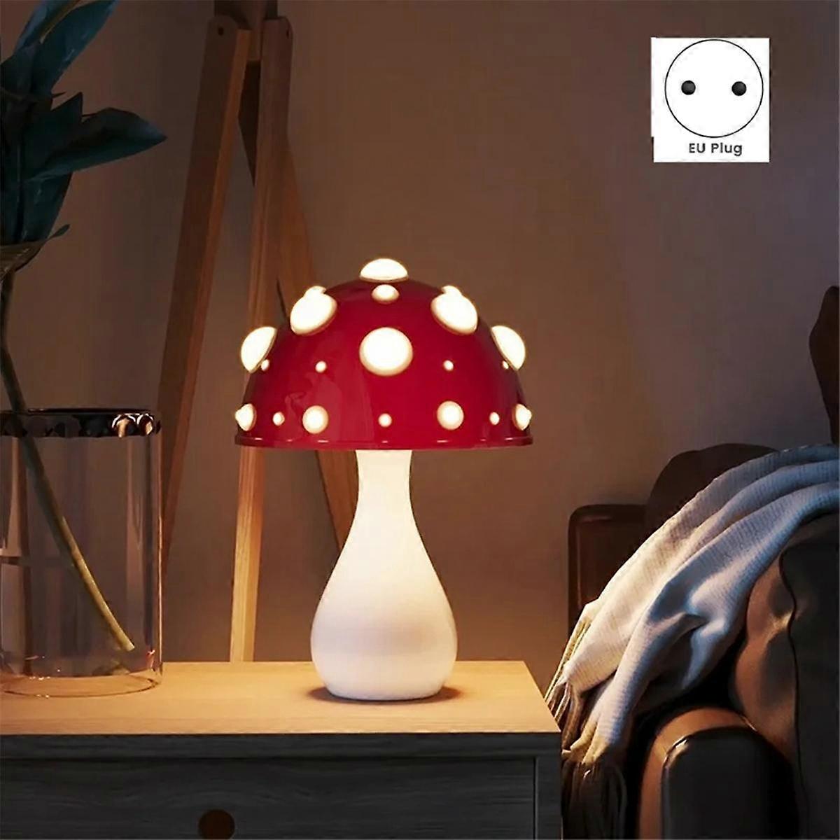 Toadstool Lamp, Mushroom Table Lamp, Hotel Living Room Home Atmosphere ...