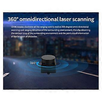 LD06 Lidar LD19 D300 DTOF 3D Scanner 12M Range Portable Support ROS ...