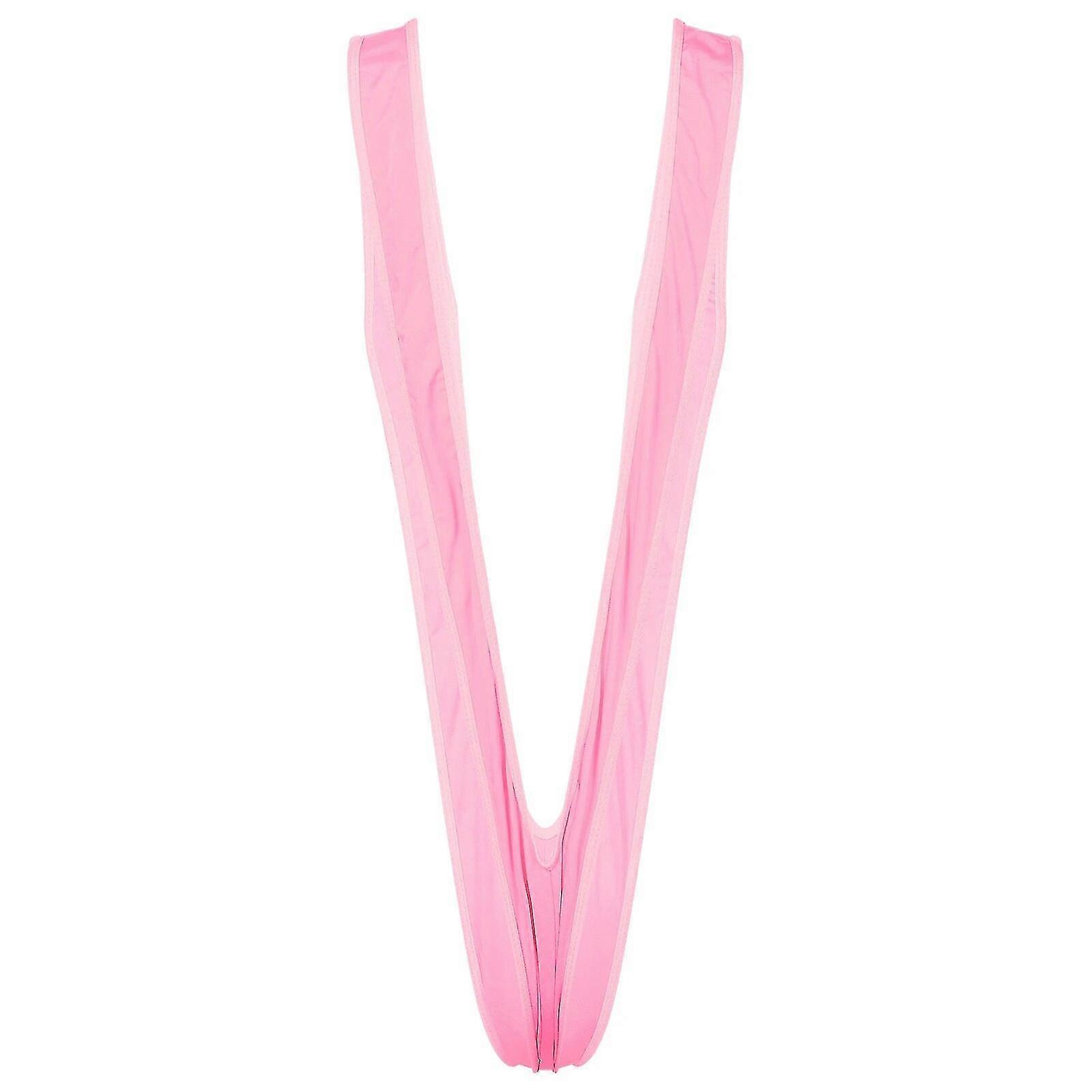 Mens Monokini One-piece Bathing Suit Swimsuit For Man Solid Color Deep ...