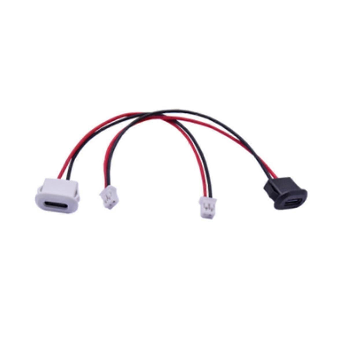 10Pcs USB Type C Connector Jack Female Type-C with Card Buckle High ...