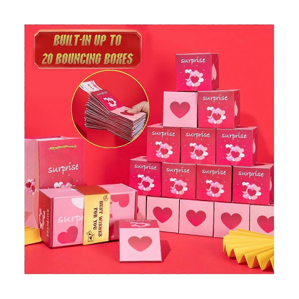 Exploding Gift Box Money Pop Up Surprise Birthday Prank Box, Money Roll ...