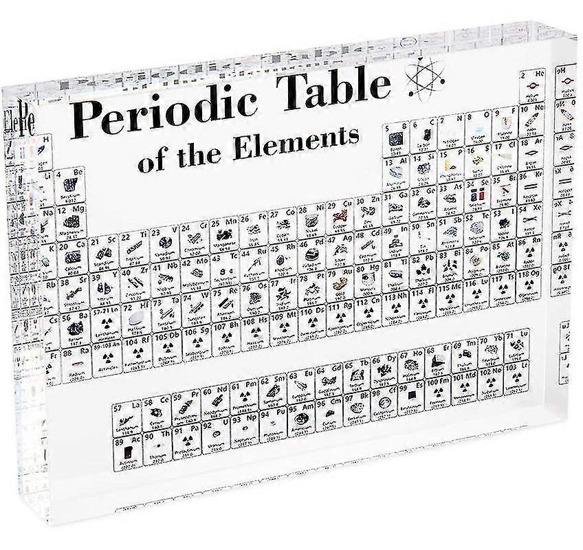 Periodic Table Of The Chemical Elements Made Of Acrylic, Periodic Table ...