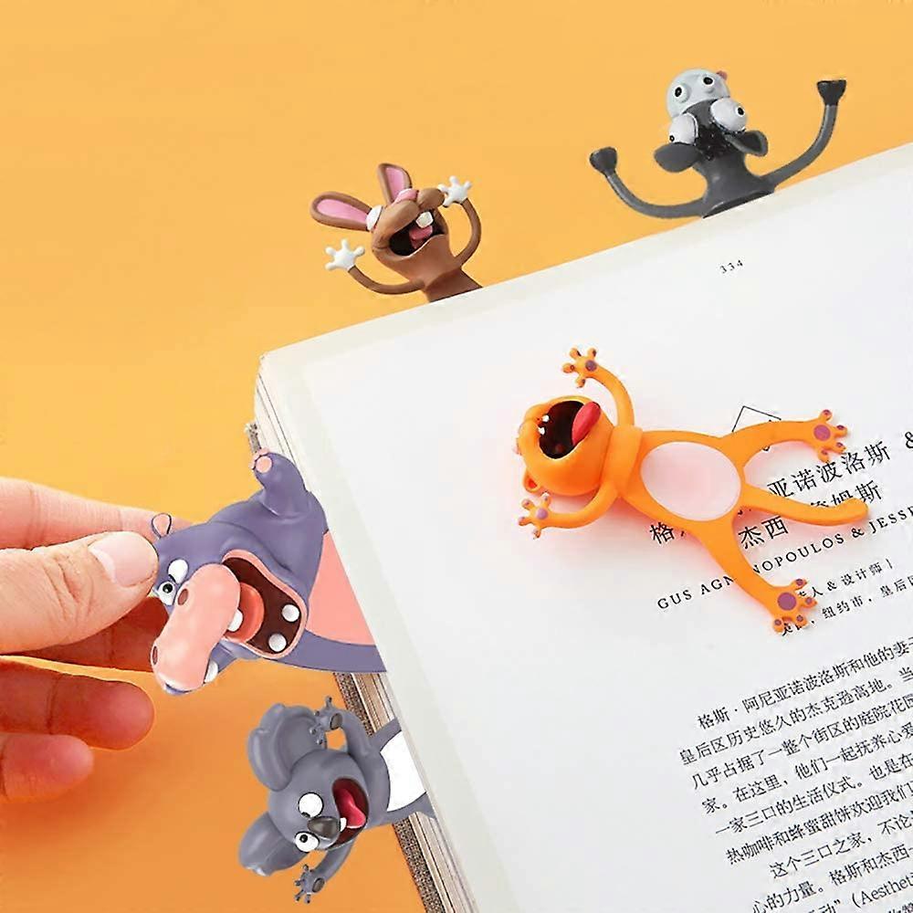 Bookmarks Novelty Book Mark Gifts for Kids Animals Novelty Funny Cute ...