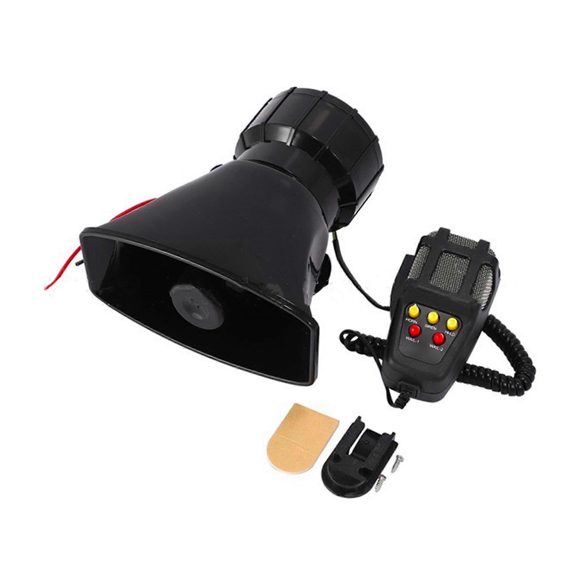 Speakers 110db Car Horn Police Siren Air Horn Megaphone Car Horn Alarm ...