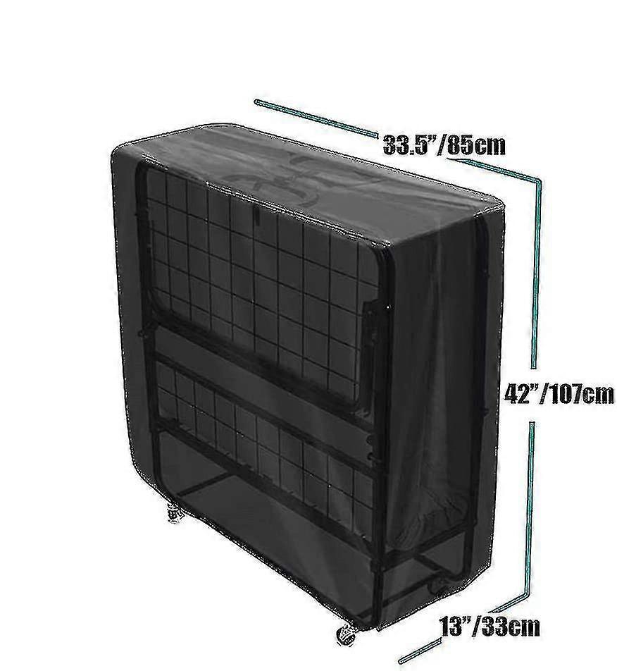 Folding Bed Cover For Twin Waterproof Breathable Rollaway Bed Storage ...