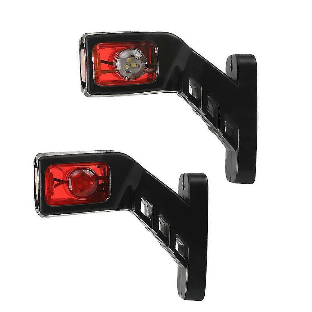 Set Of 2 Chassis Mounted Led Side Marker Lights For Trucks And Dump ...