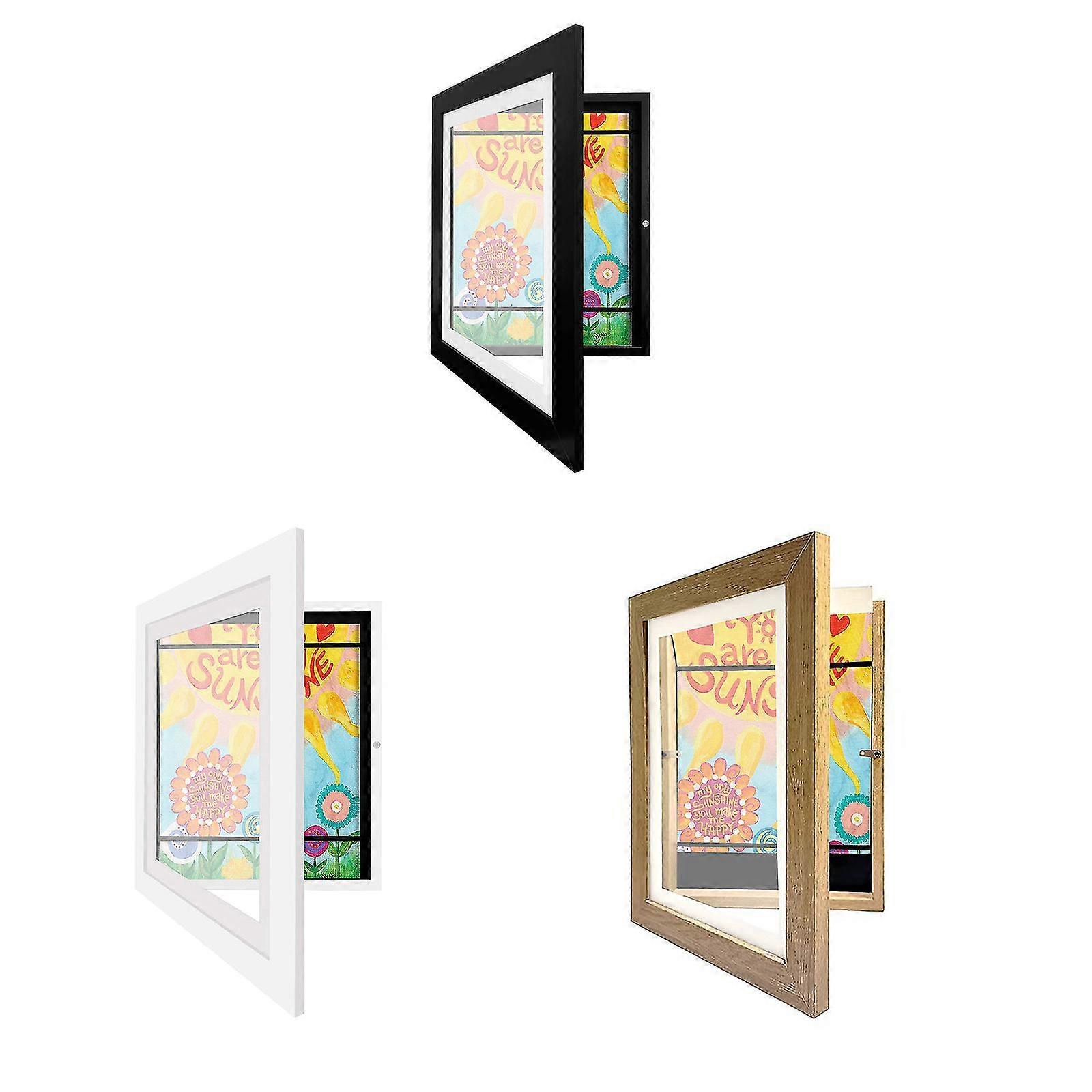 Kids Art Frame Front Opening Fillable Picture Frame For Opening Picture ...