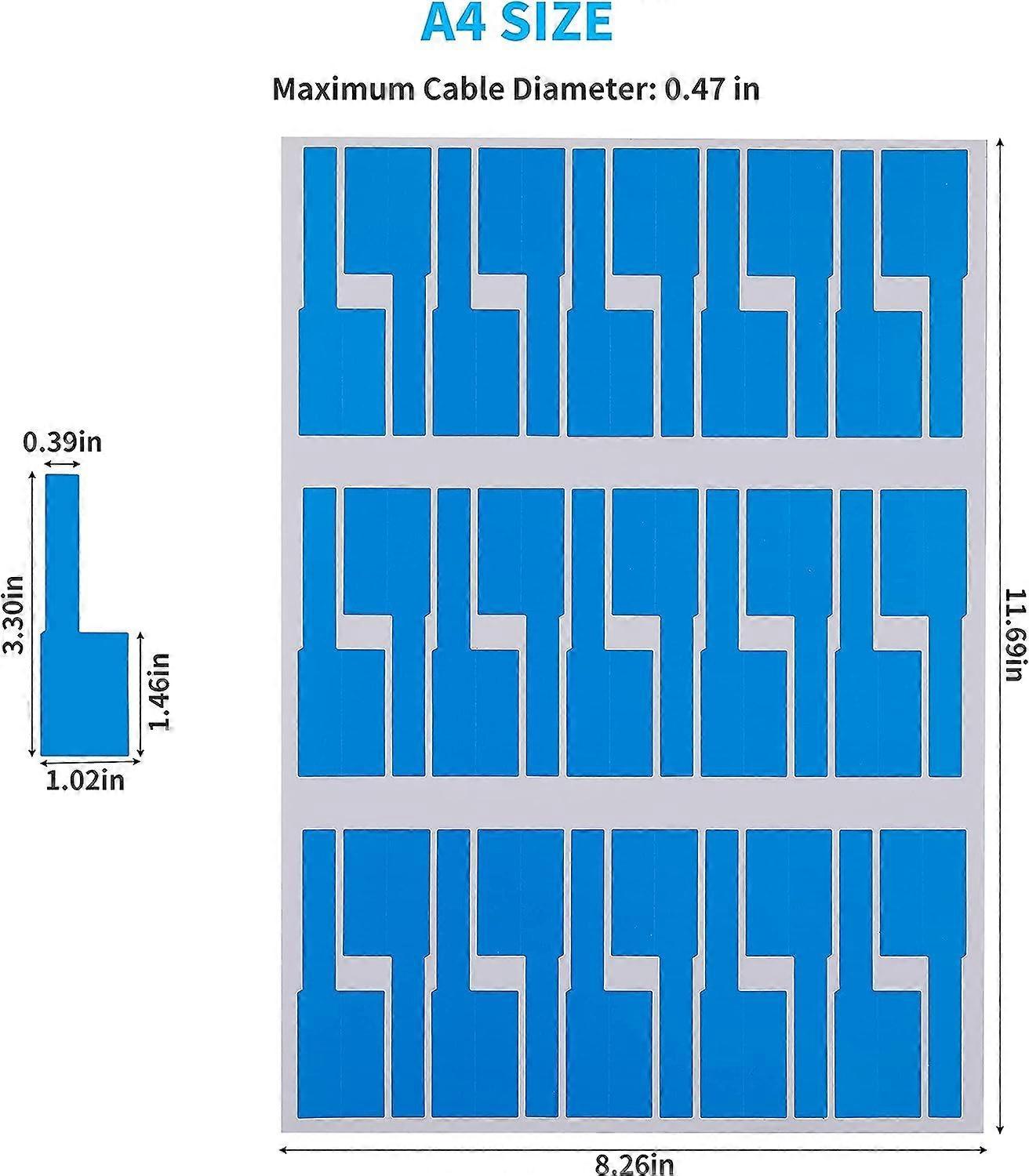 300 Cable Labels, 10 Colors Cord Labels Tags For Electronics ...