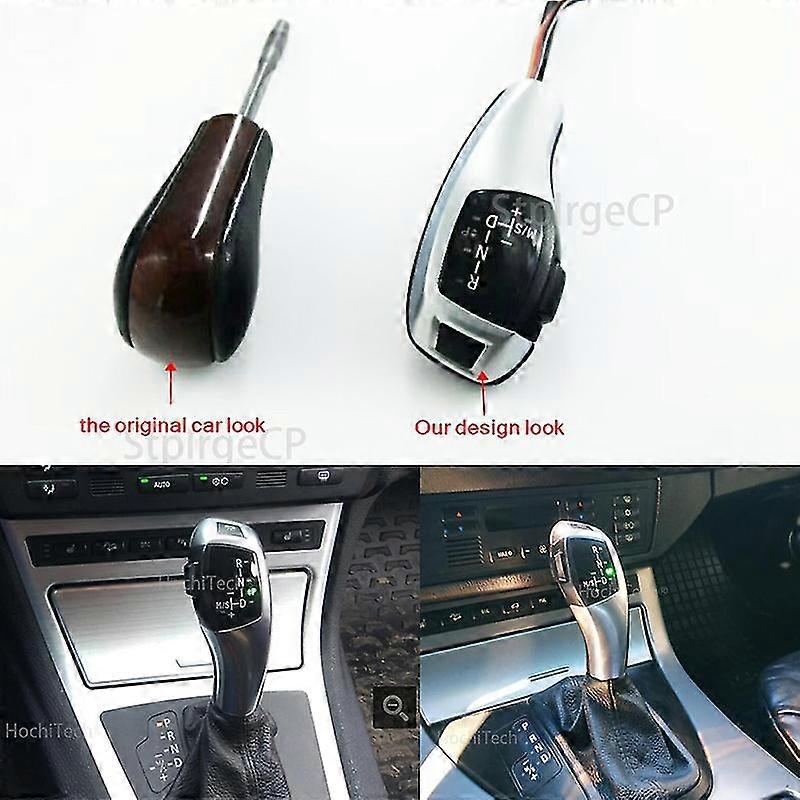 Led Gear Shift Knob Shifter Lever For Bmw E90 E60 E61 E46 2d 4d E39 E53 ...