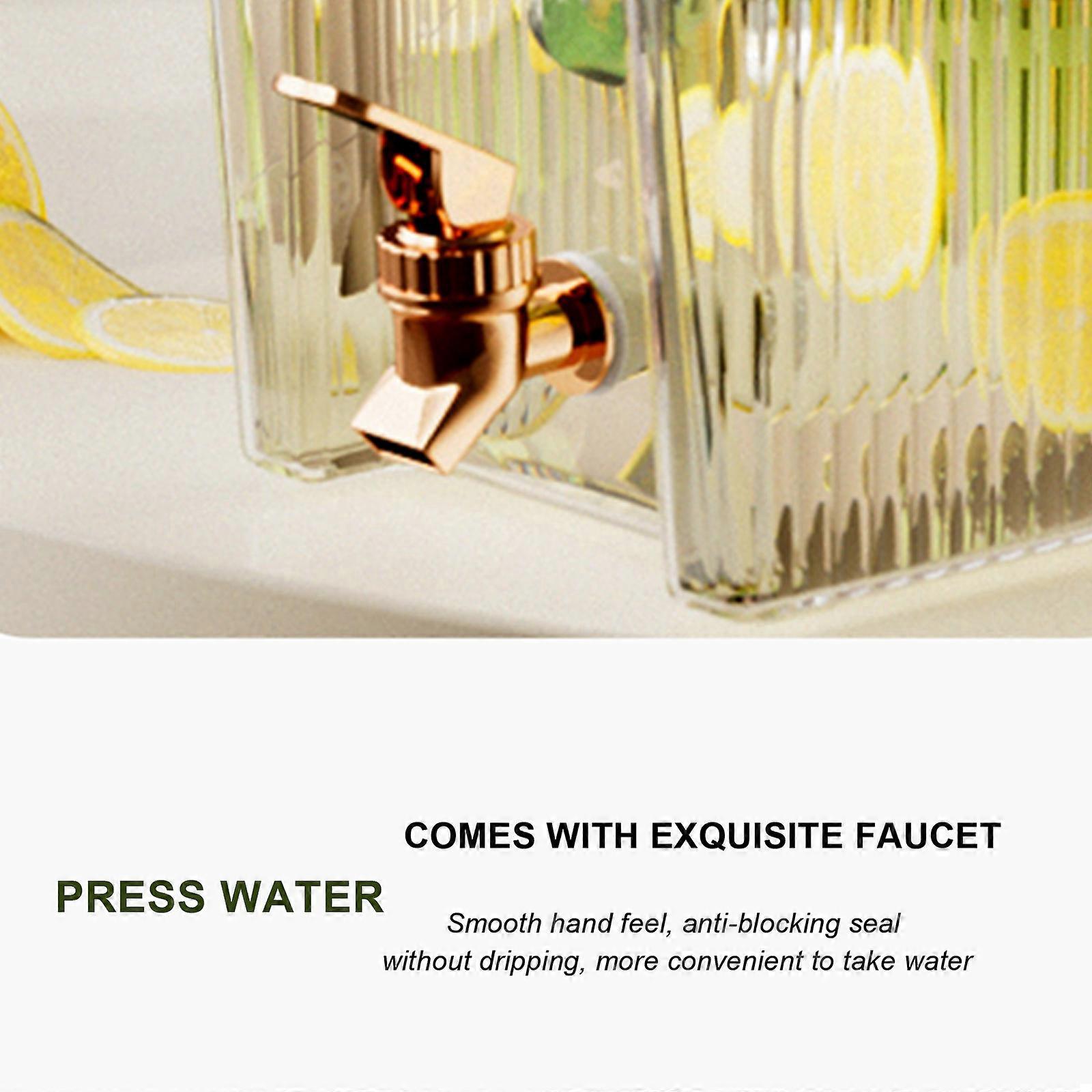 3L Cold Kettle with Faucet in Refrigerator Iced Beverage Dispenser ...