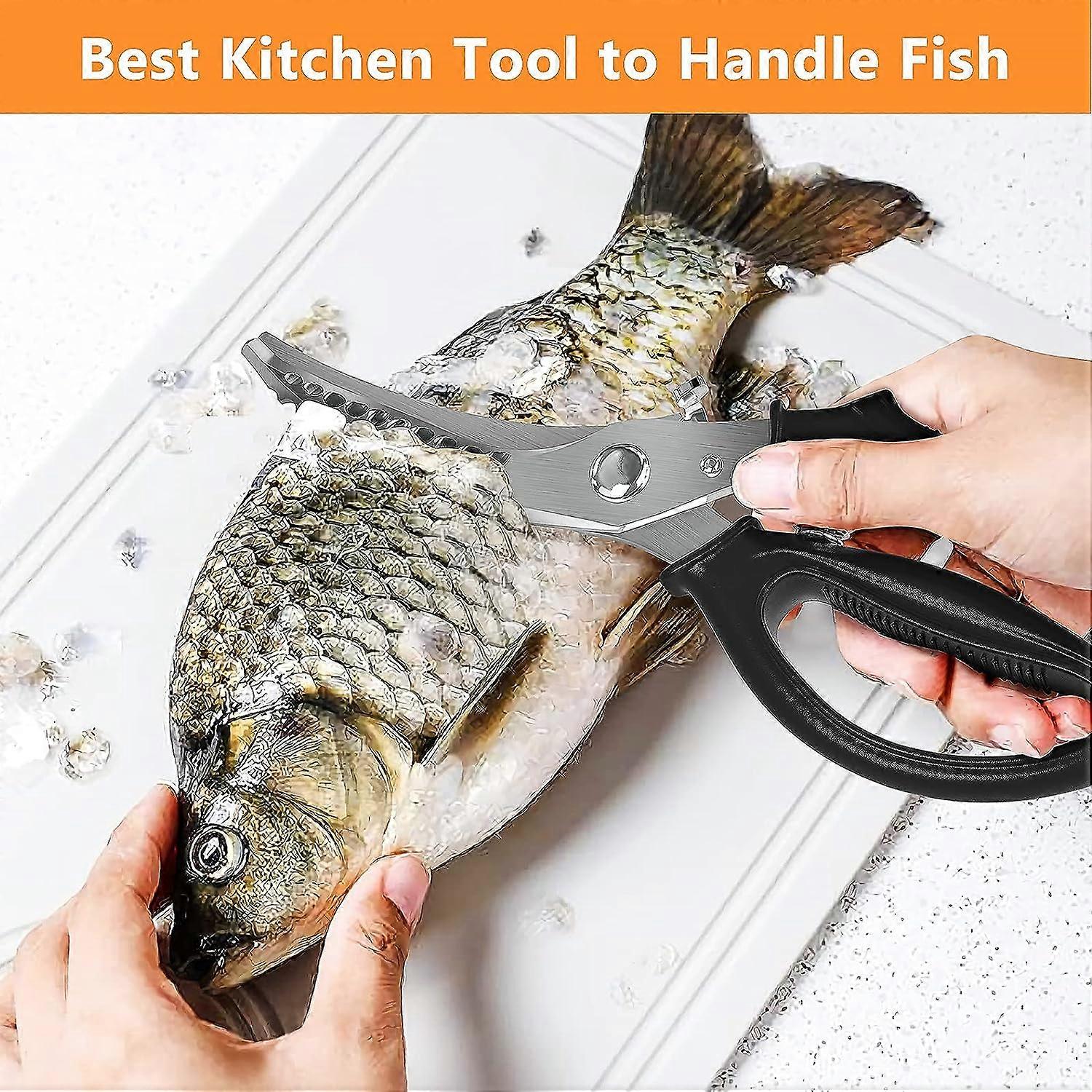 Heavy Duty Poultry Shears - Kitchen Scissors for Cutting Chicken ...
