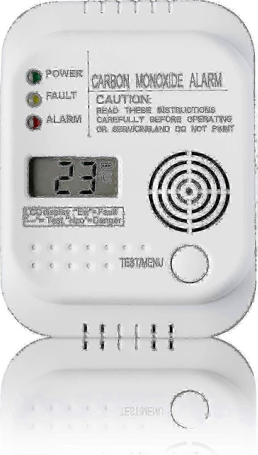 Carbon Monoxide Detector, Battery Powered, Gas Detector With Display ...