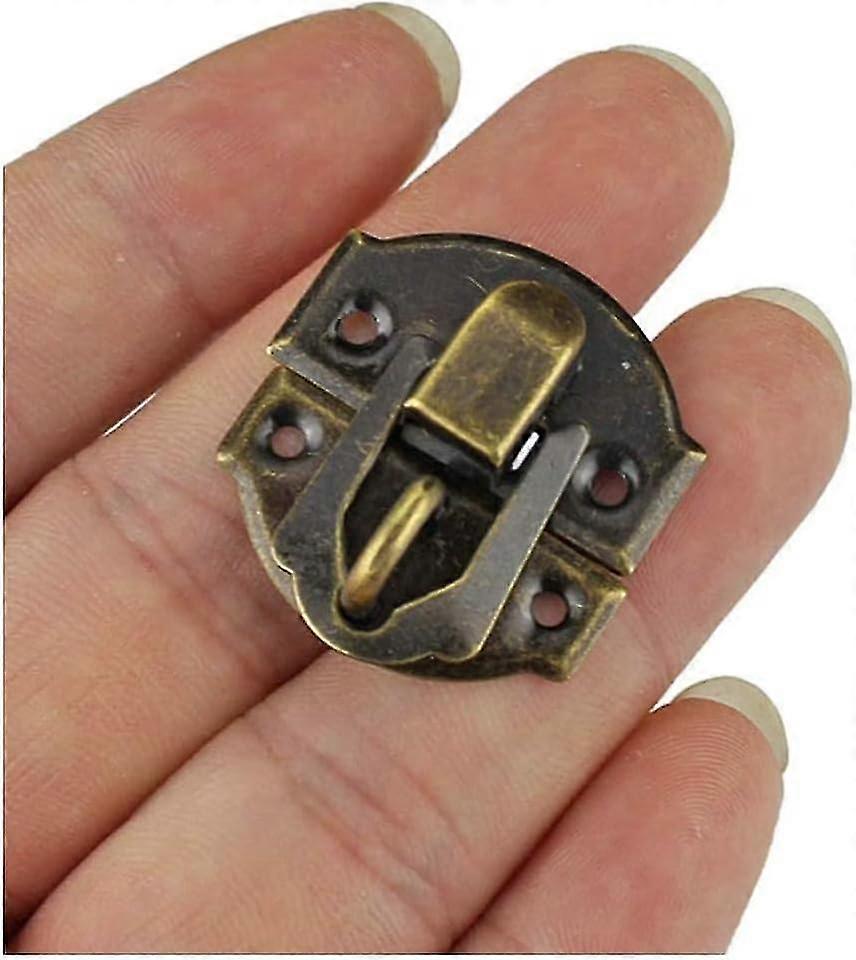 10pcs Antique Jewelry Box Locks Padlock Vintage Padlock Clasp Latch for ...