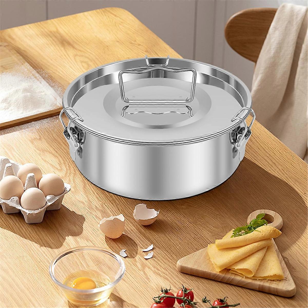 Stainless Steel Flan Pan for Baking 1.5QT Flan Pan Mold with Lid ...