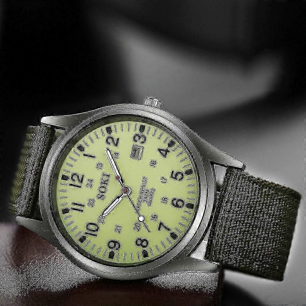 Soki Watches Glow In The Dark Watches Tops Brand Luxury Military Mens ...