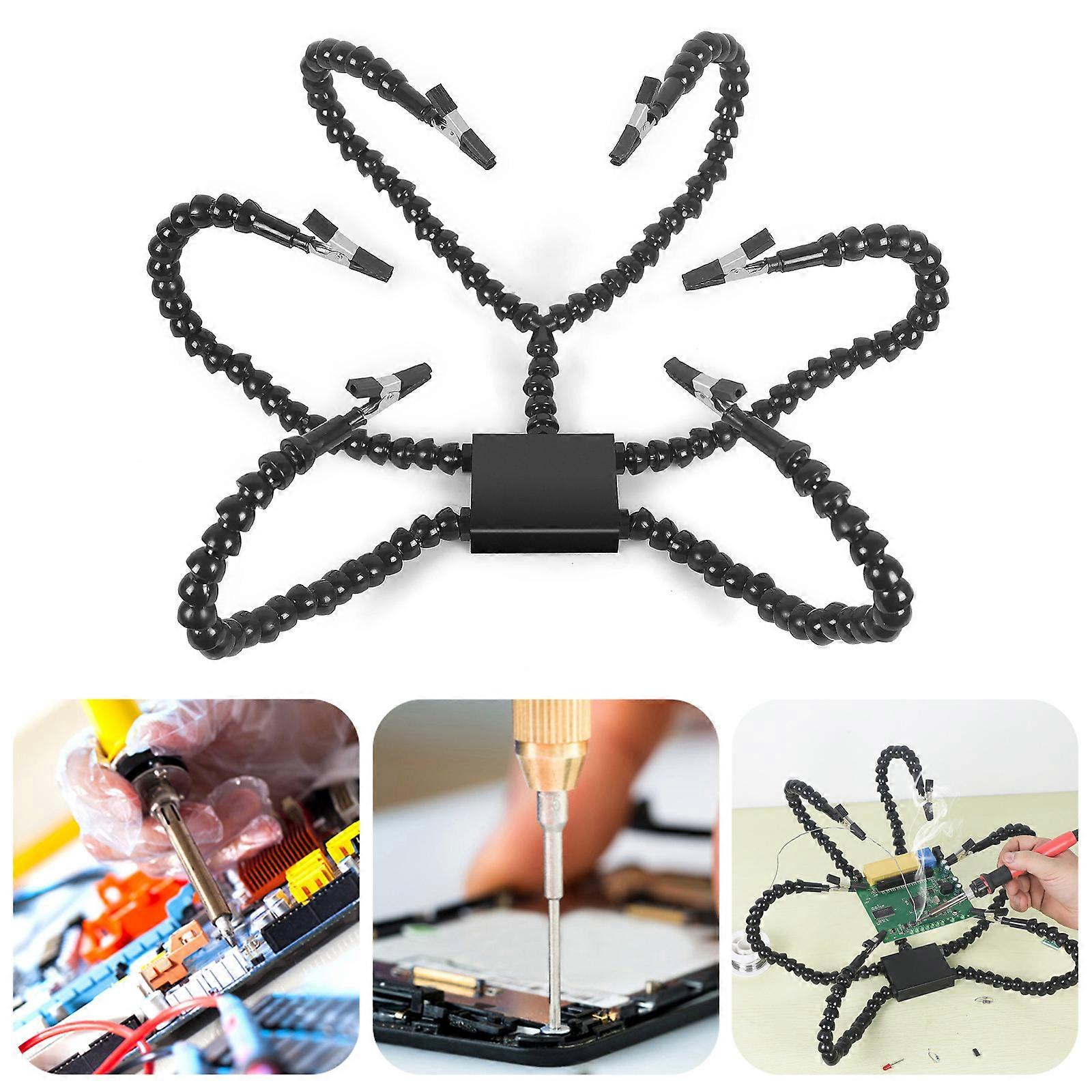 Adjustable Soldering Clamps Helper with Metal Arm for Electronics and ...
