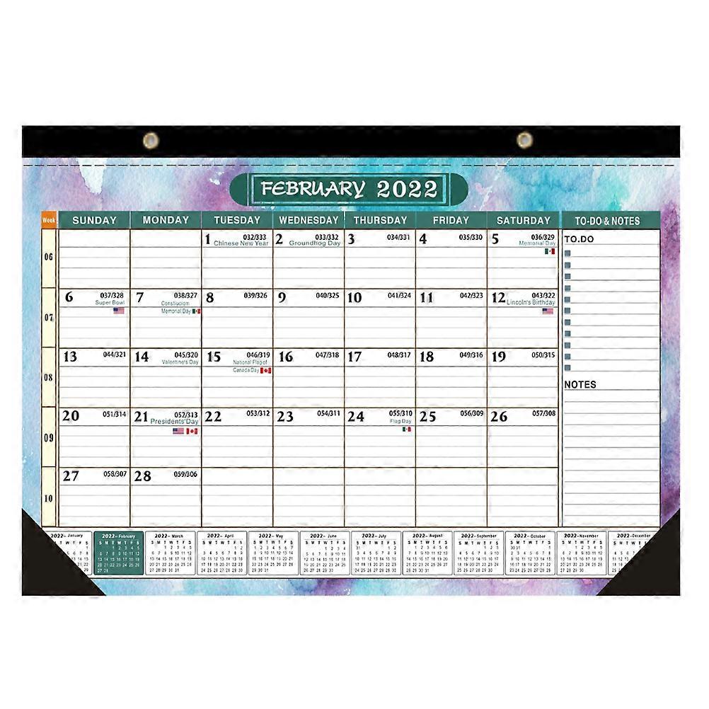 17in x 12in 2022 Calendars 18 Monthly Wall Calendar Planner with Thick ...