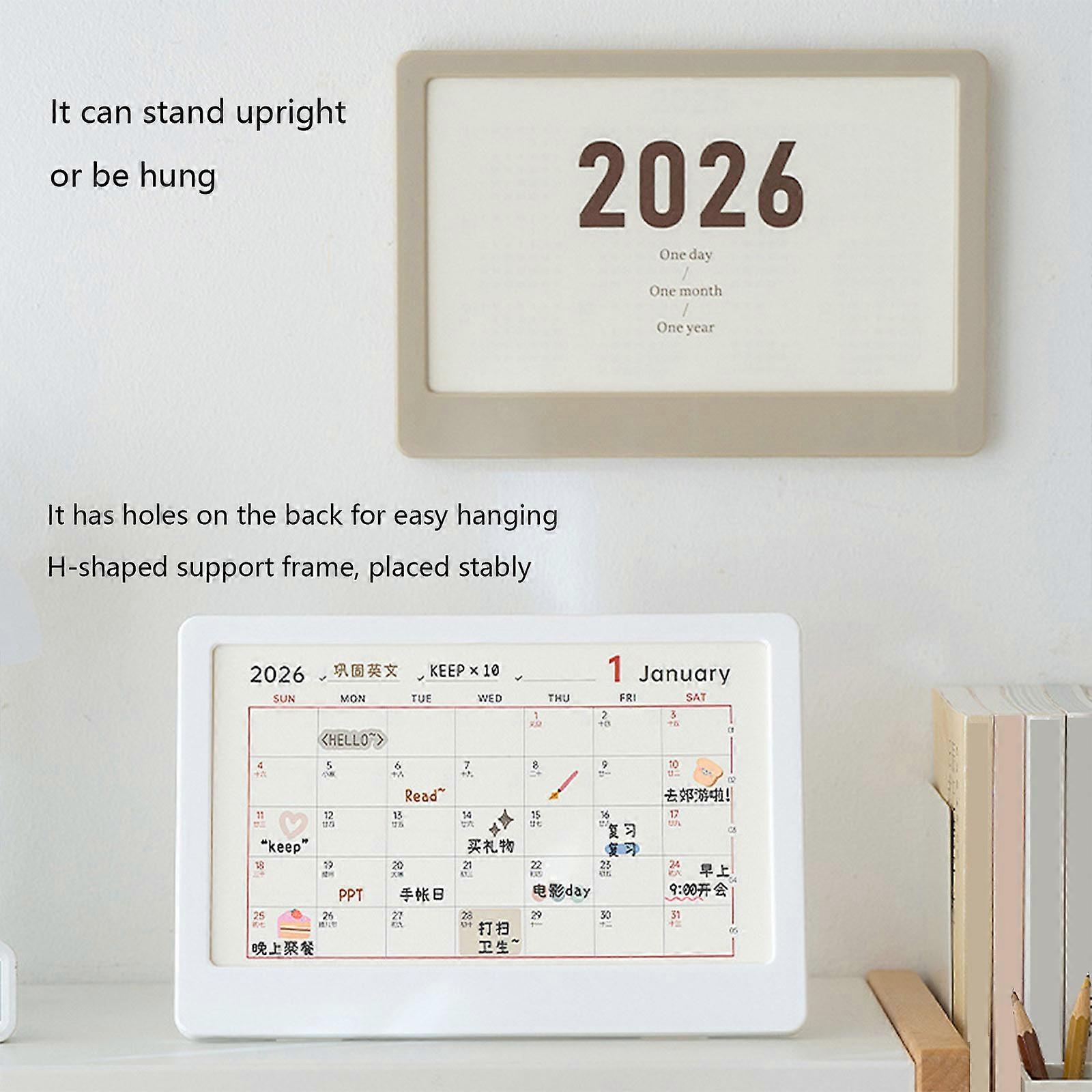 2026 Office Calendar Stand With Photo Display And Angle Adjustment ...