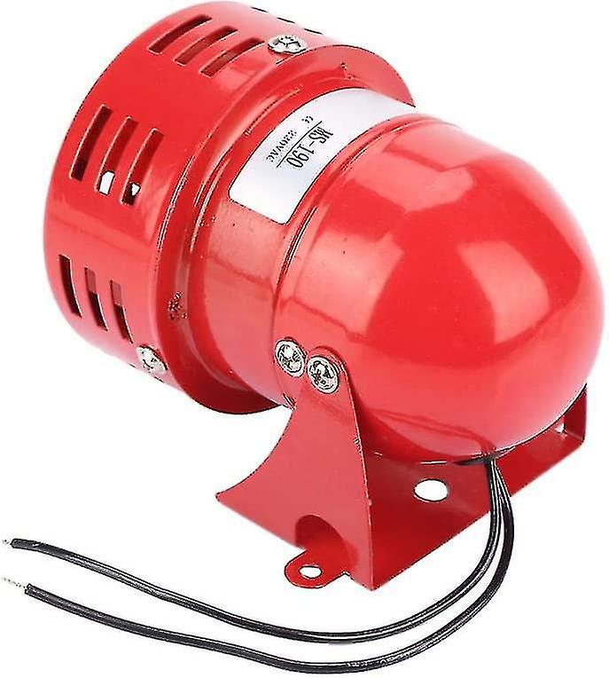 Siren Alarm 220v Powerful Outdoor Siren Alarm 120db Red Motor Wire ...