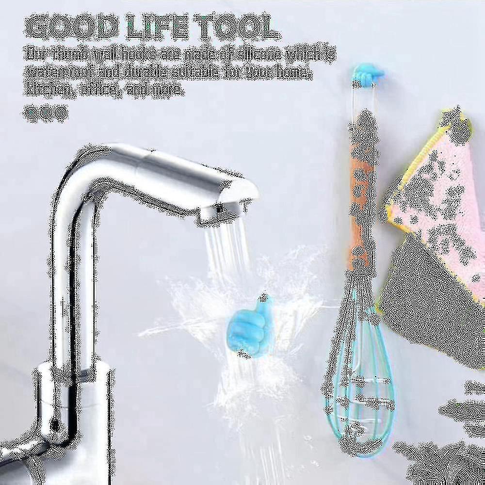 28 Pcs Silicone Thumb Wall Hook Self Adhesive Multifunctional Thumb ...