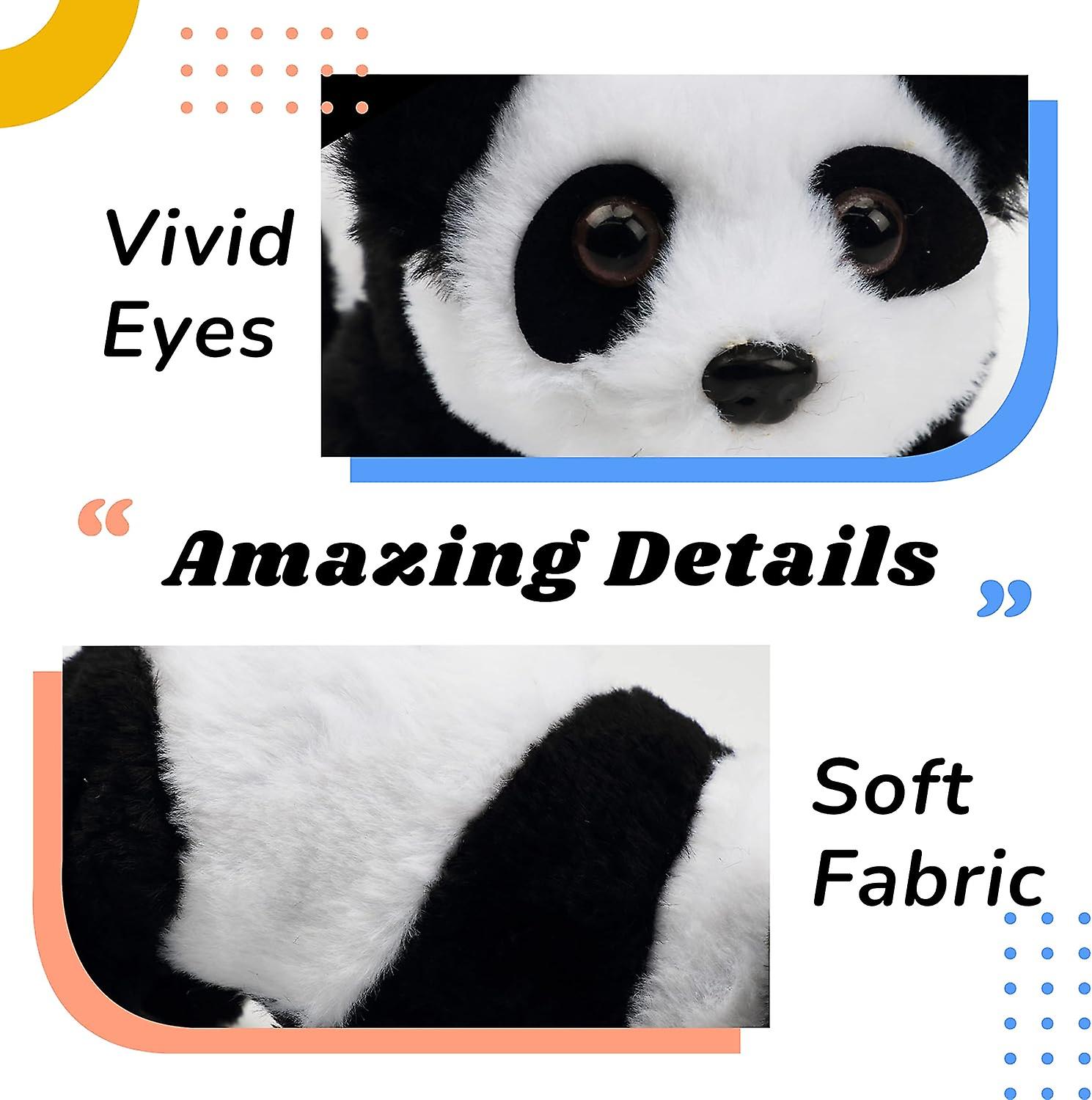 Crawling Panda Interactive Electronic Pet Plush Toy With Sounds And Movements Animated Shaking ...