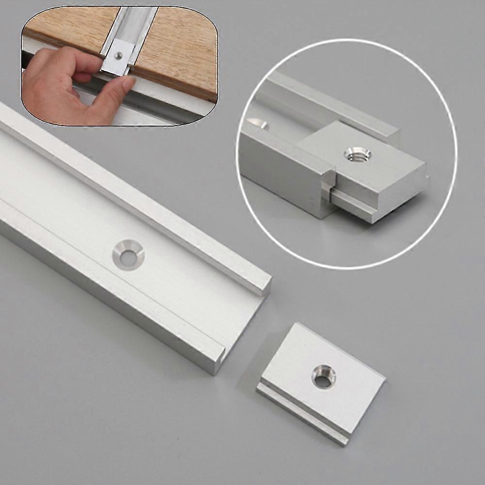 Woodworking T Track T-slot Aluminium Alloy Miter Track Jig Fixture Slot ...