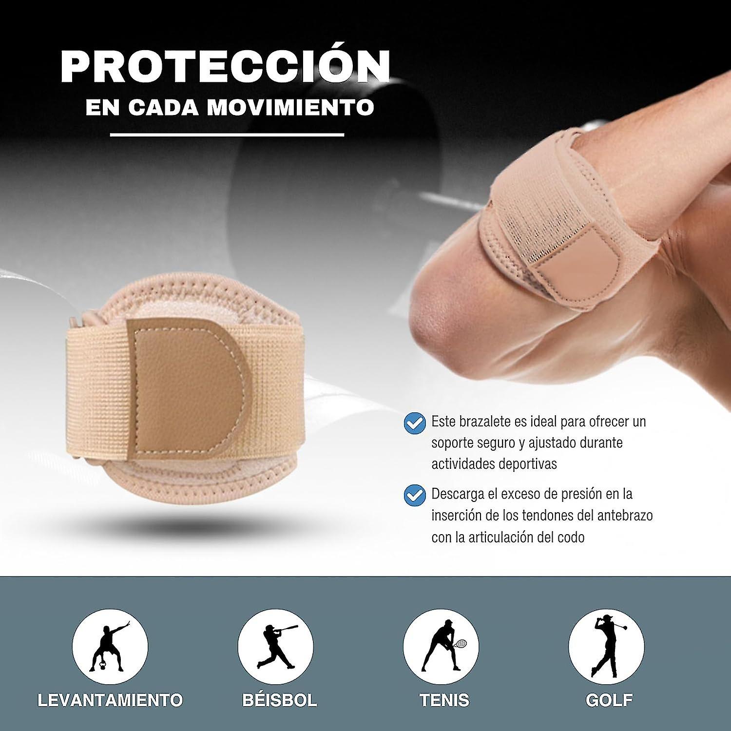 Codo de tenista para tendinitis, golfistas ajustables y codo de tenista ...