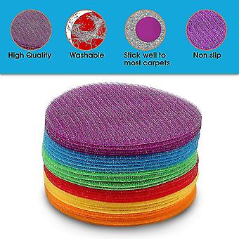 30 Pcs 5 Inch Carpet Circles Carpet Spot Markers Carpet Sitting Dot ...