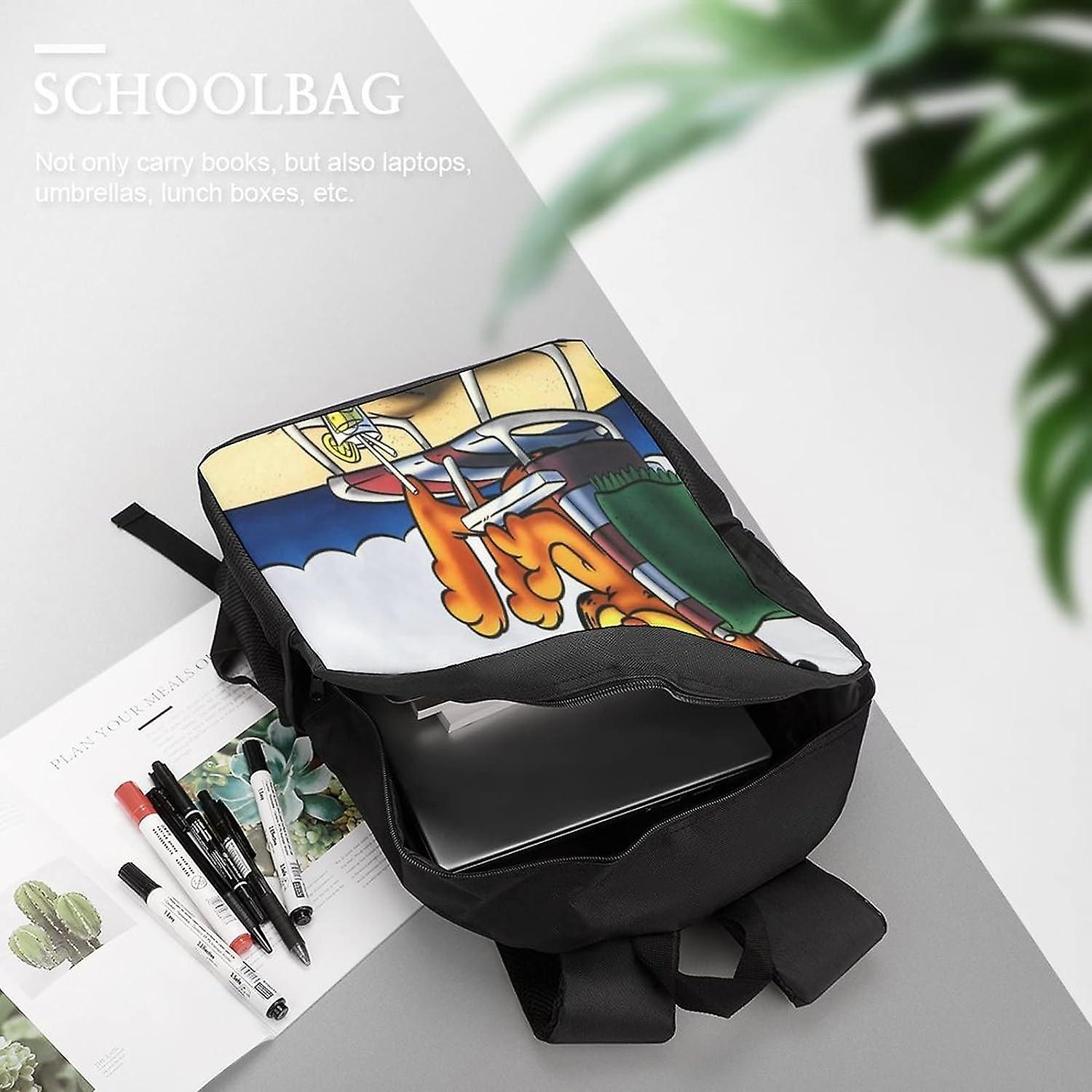 Garfield 3D Printed Children's School Backpack for Kids Travel ...