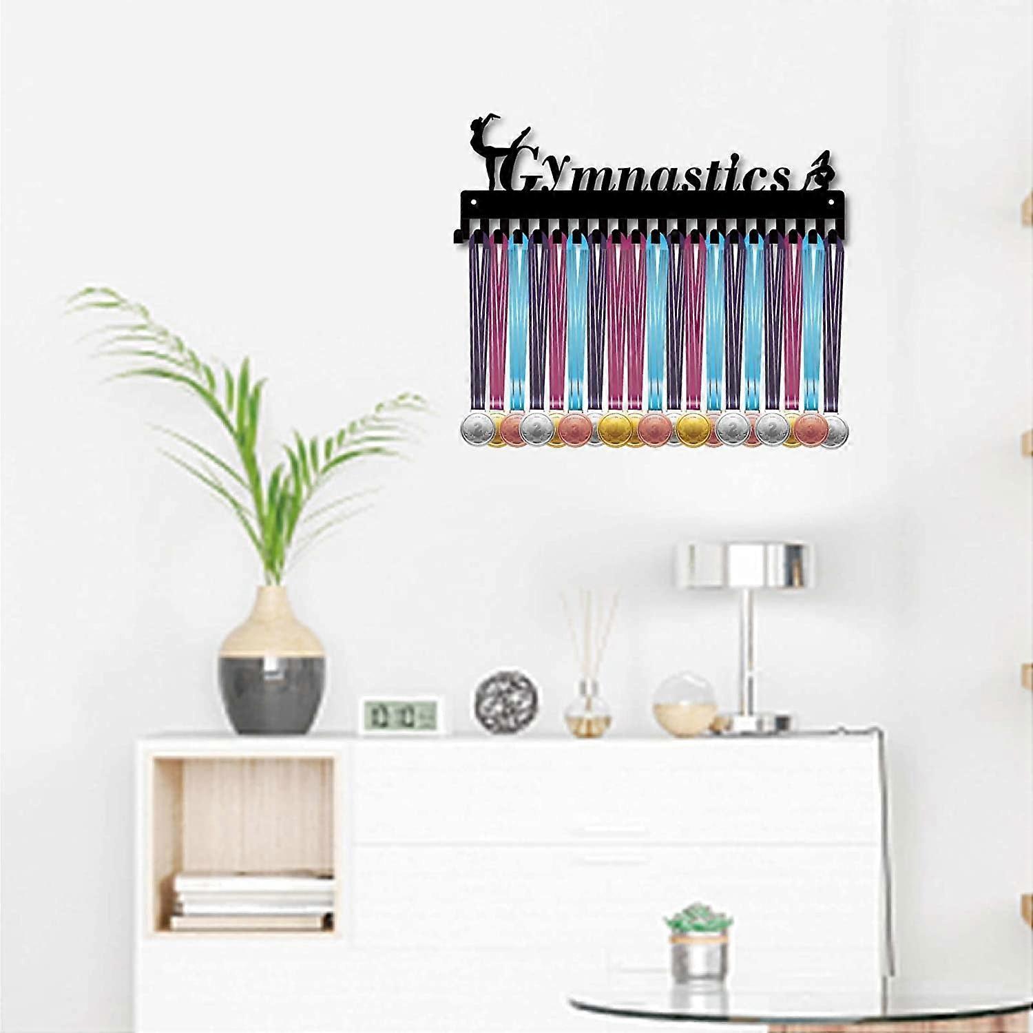 Gymnastics Gymnast Medal Hanger Holder Display Hanger Rack Hooks Wall ...