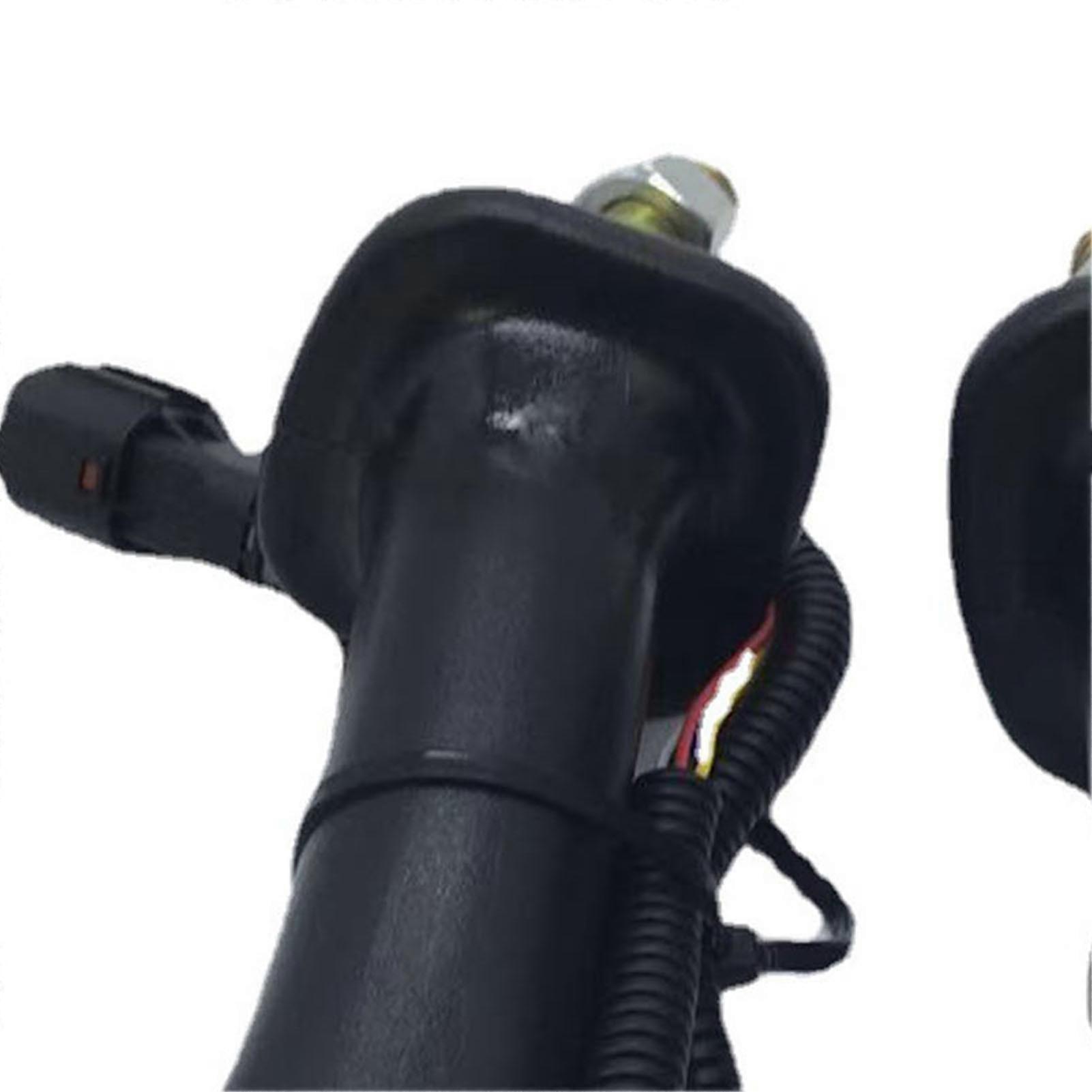 2PCS Excavator Joystick Handles Ergonomic Grip Precise Control Button ...