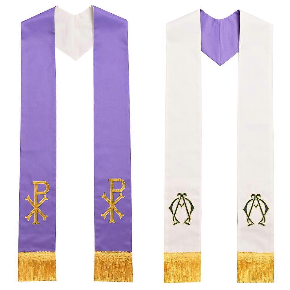 Anglican Priest Stole Clergy Double Sided Unisex Adults Catholic Mass ...