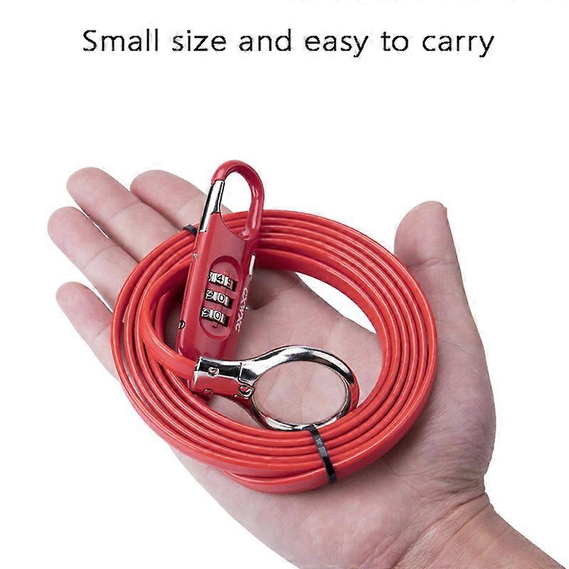 Bike Combination Lock Zinc Alloy Non-Theft Security Helmet Lock ...
