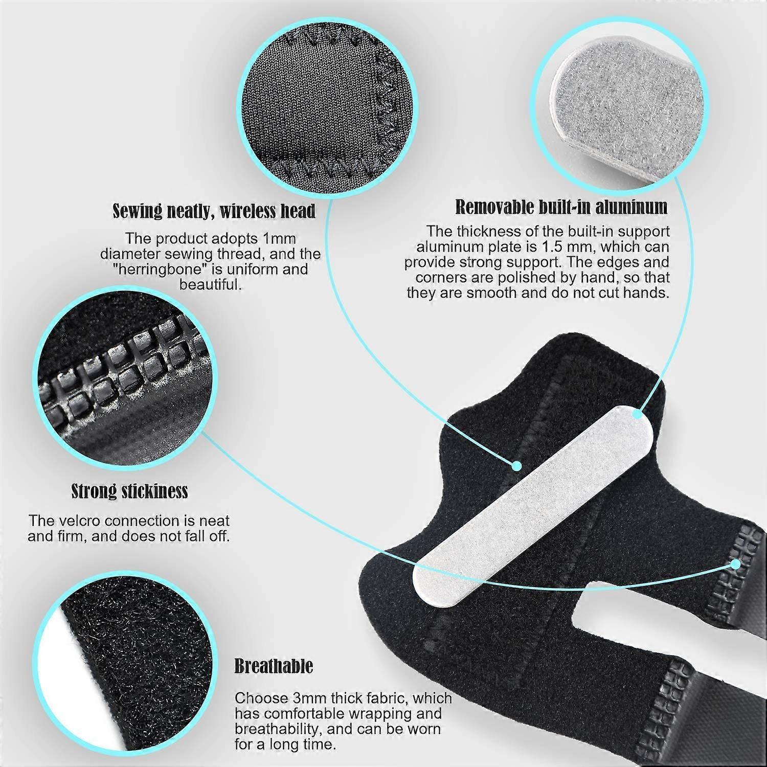 4 Pack Trigger Finger Splints Finger Brace Finger Knuckle ...