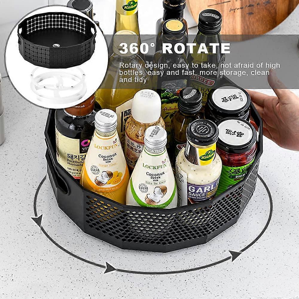 Piao Lazy Susan Turntable, Plastic Turntable Spice Rack For Spices ...