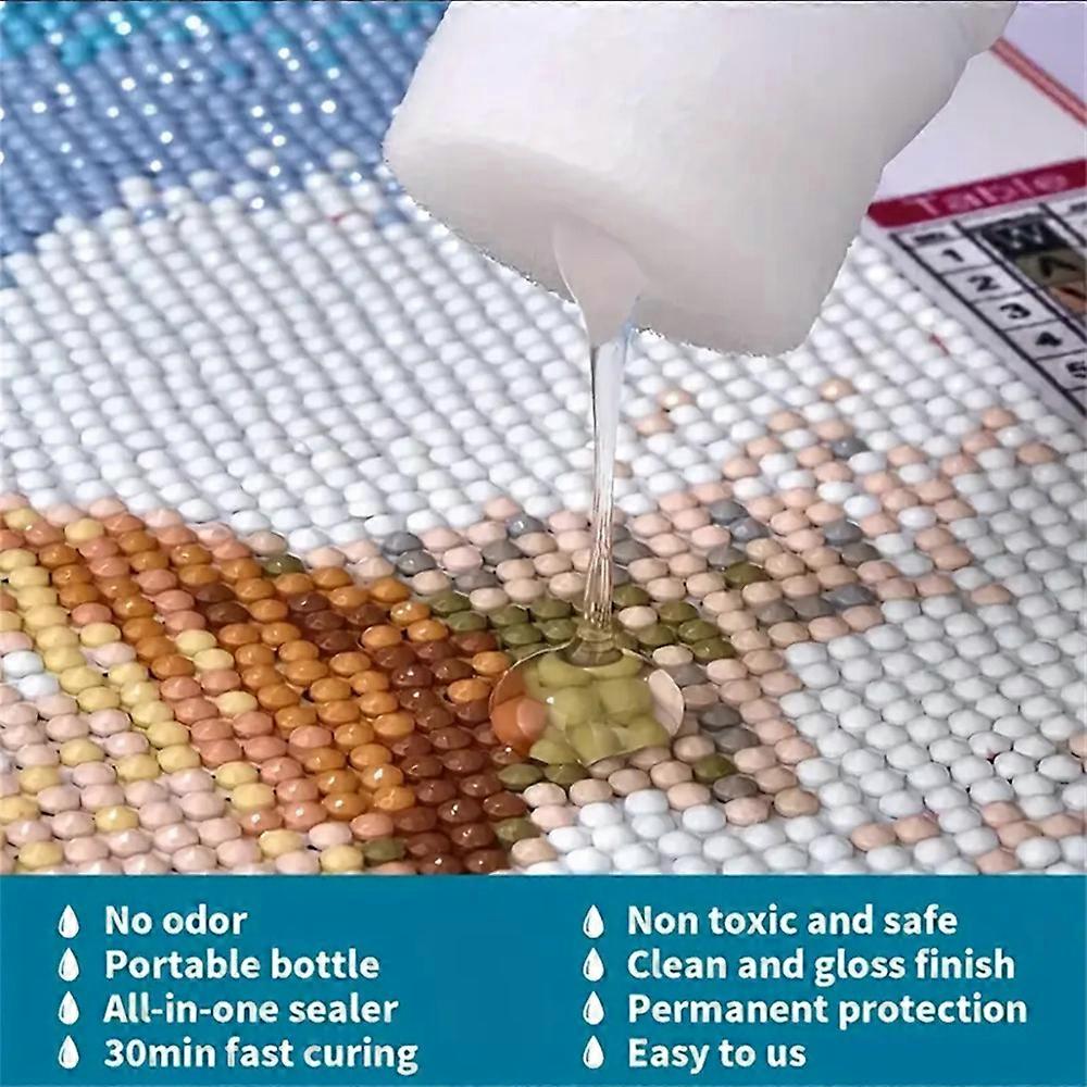 5D Diamond Painting Sealer Art Glue Permanent Hold & Shine Effect ...