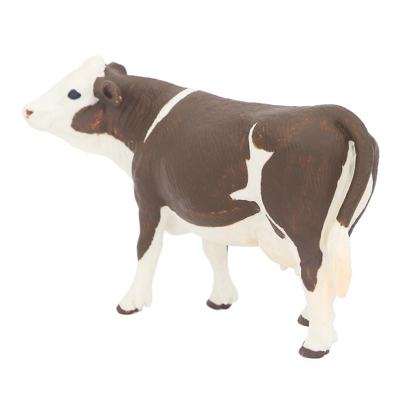Cow Figurine Vivid Colors Lifelike Details Soft Plastic Safe Durable ...